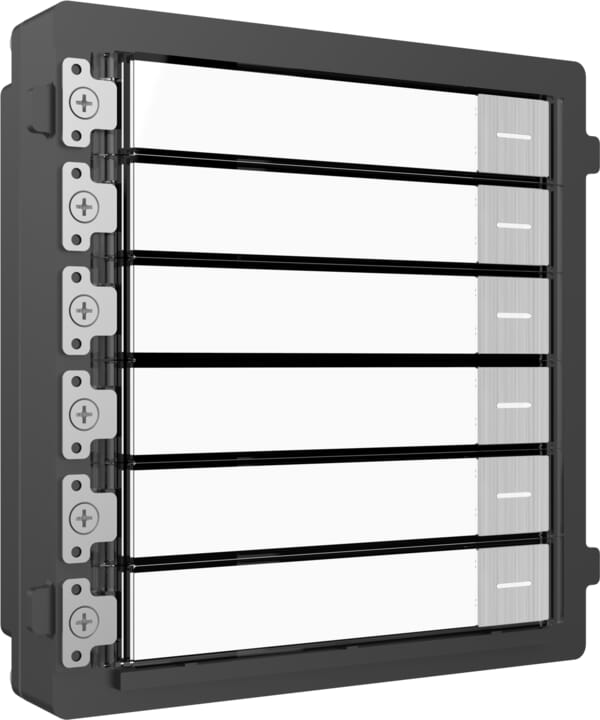 Hikvision DS-KD-KK/S Stainless Steel Intercom 6 Button Module