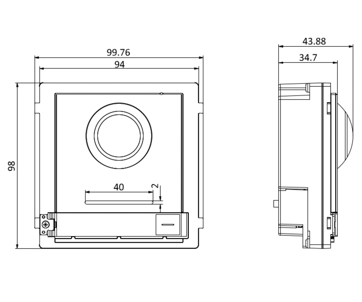 Hikvision DS-KD8003-IME1/NS IP Stainless Steel Video Intercom ... Hikvision DS-KD8003-IME1/NS IP Stainless Steel Video Intercom ...