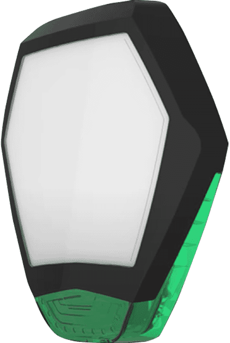 Texecom Odyssey X3 Bell Box Siren Cover Black/Green | Connectec.uk