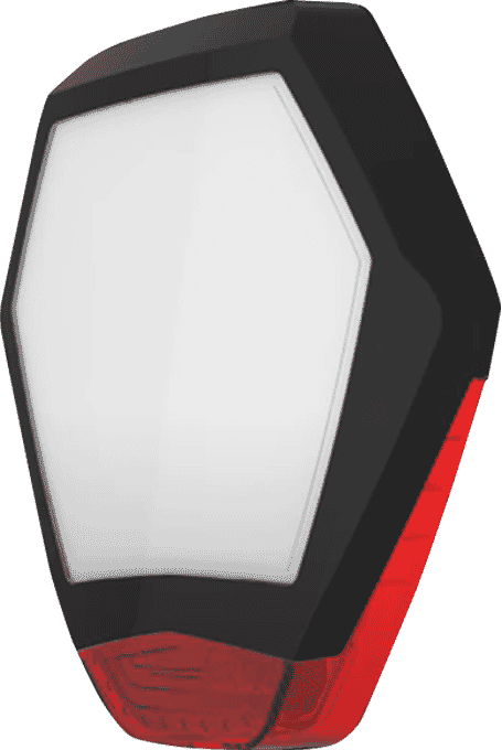 Texecom Odyssey X3 Bell Box Siren Cover Black/Red