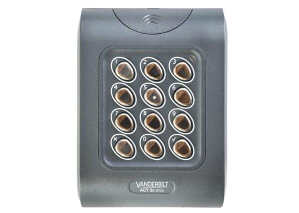 Vanderbilt ACT 5EPROX Standalone Digital Keypad with Prox Reader 2 Door