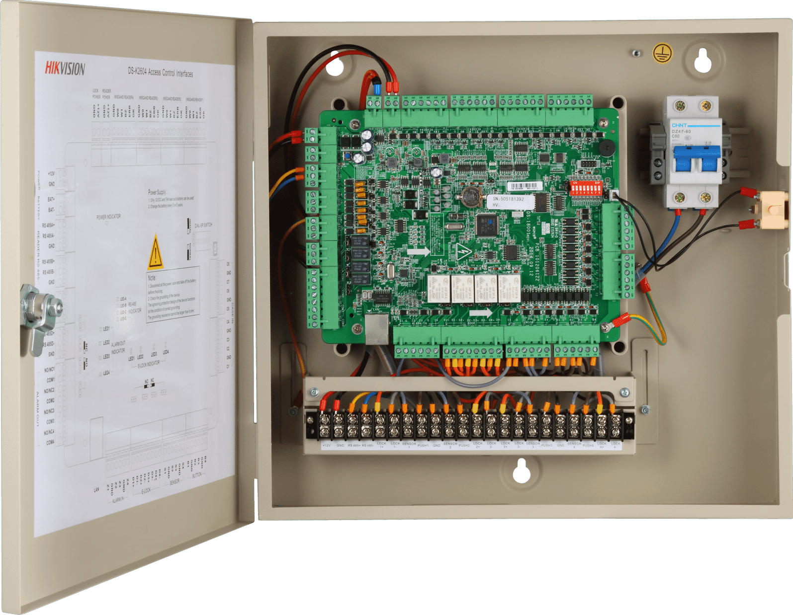 Hikvision DS-K2604 IP Access Control Four Door Controller | Connectec.uk