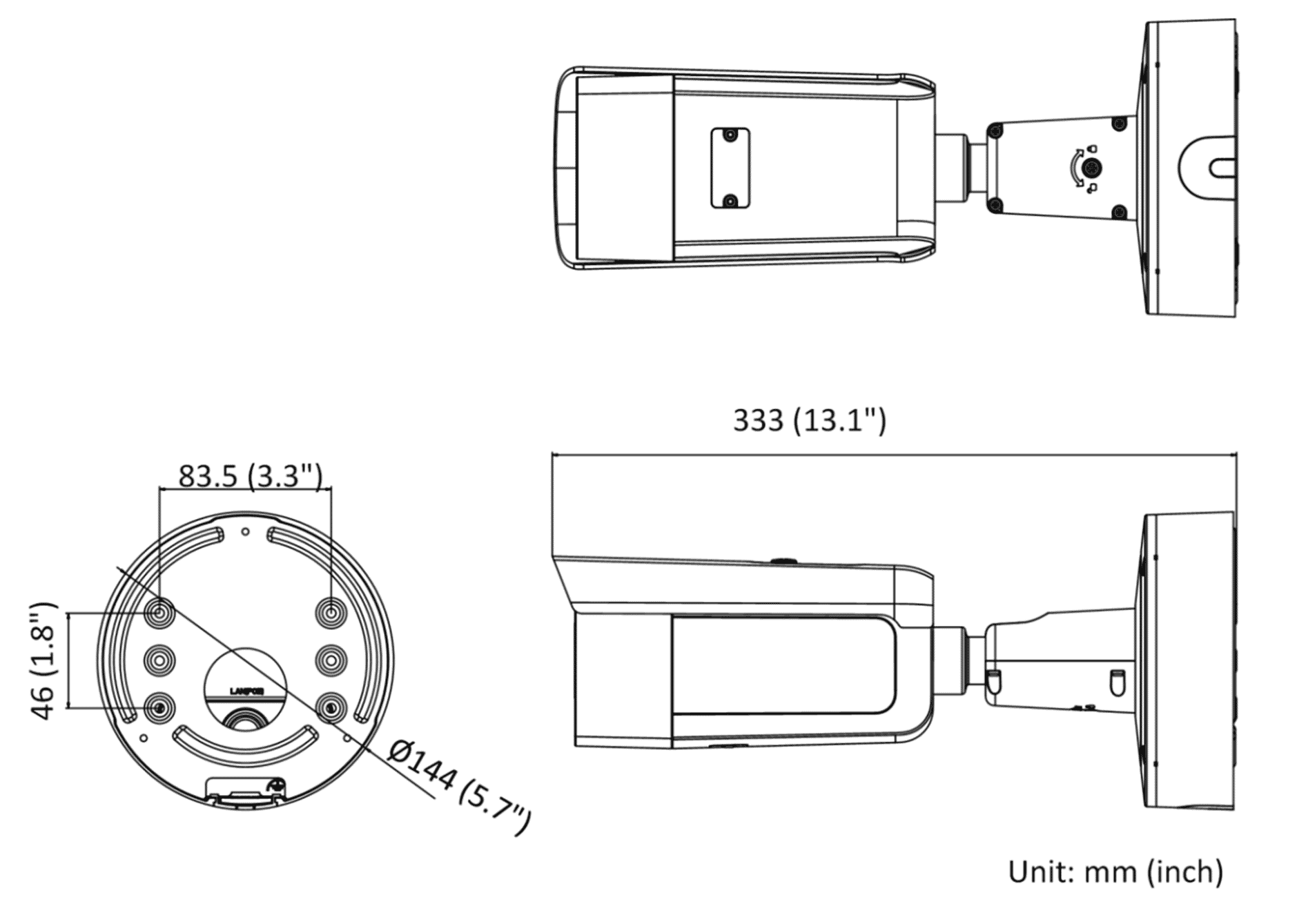 Hikvision DS-2CD2646G2-IZS/BLACK 4MP IP Acusense Bullet 2.8-12mm