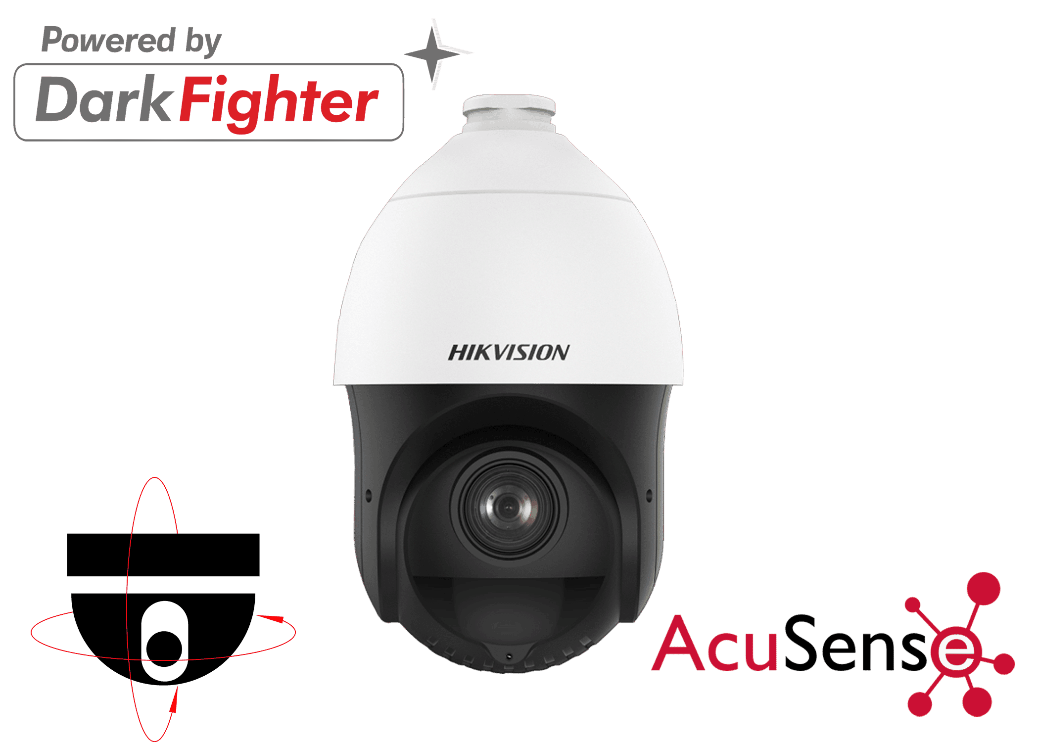 Hikvision DS-2DE4425IW-DE 4MP IP Acusense PTZ 25x Zoom | Connectec.uk