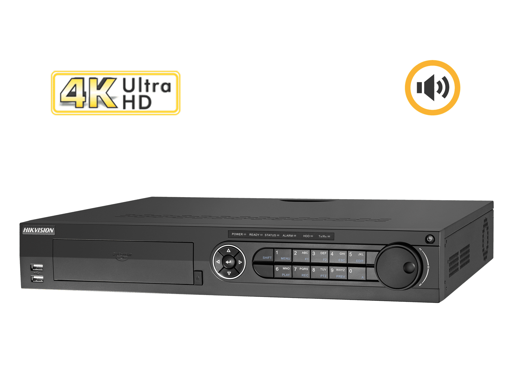 Hikvision DS-7316HUHI-K4 16 Channel 8MP Hybrid DVR | Connectec.uk