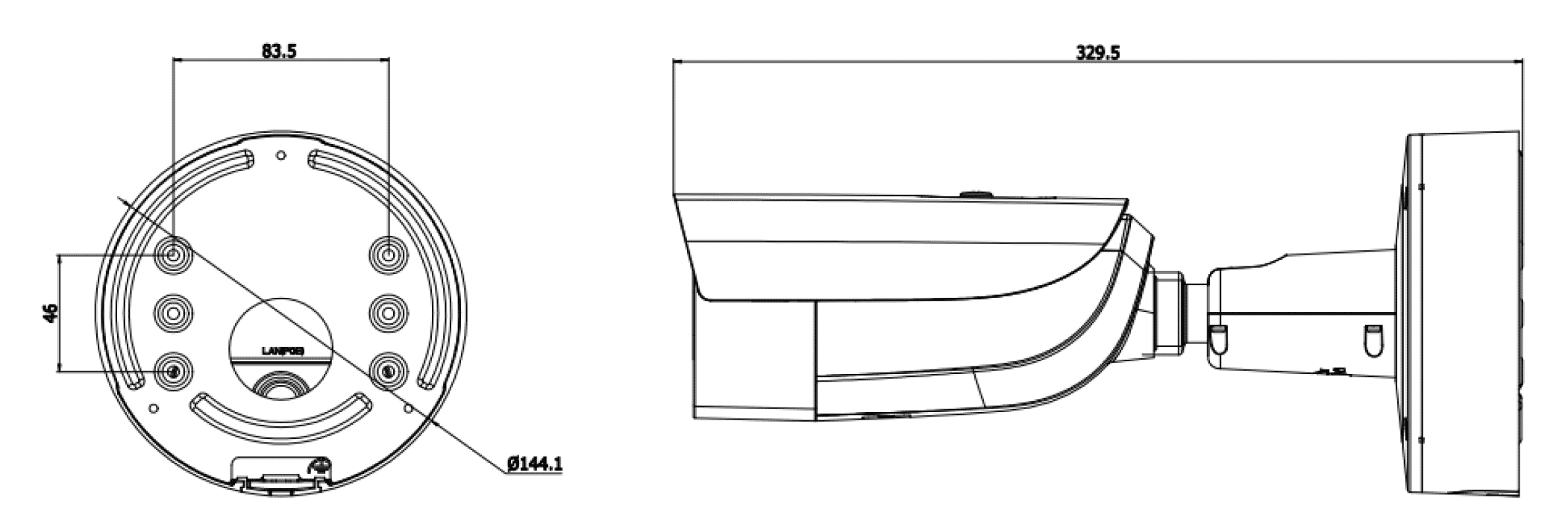 HiLook IPC-B680H-Z 8MP 4K Varifocal Bullet 2.8-12mm MFZ