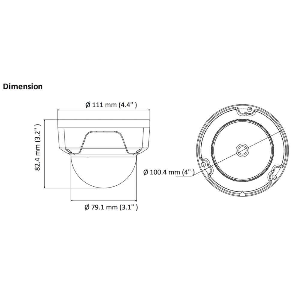 HiLook IPC-D121H-M 2MP IP PoE Dome Camera 2.8mm | Connectec.uk HiLook IPC-D121H-M 2MP IP PoE Dome Camera 2.8mm | Connectec.uk