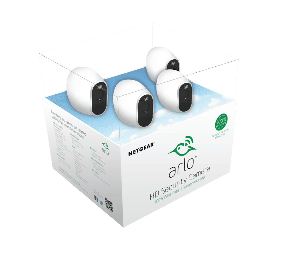 Netgear Arlo VMS3430 Wireless Battery CCTV Kit