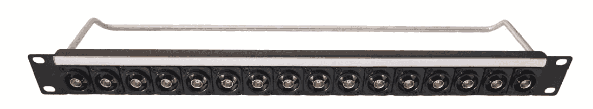 RG59 BNC Fully Loaded 16 Way 1U 19" Patch Panel | Connectec.uk