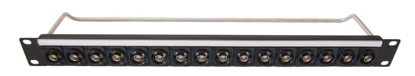 RG59 BNC Fully Loaded 16 Way 1U 19" Patch Panel | Connectec.uk