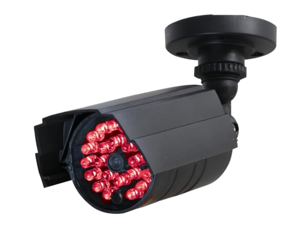 Realistic Dummy CCTV Camera with Glowing LEDs