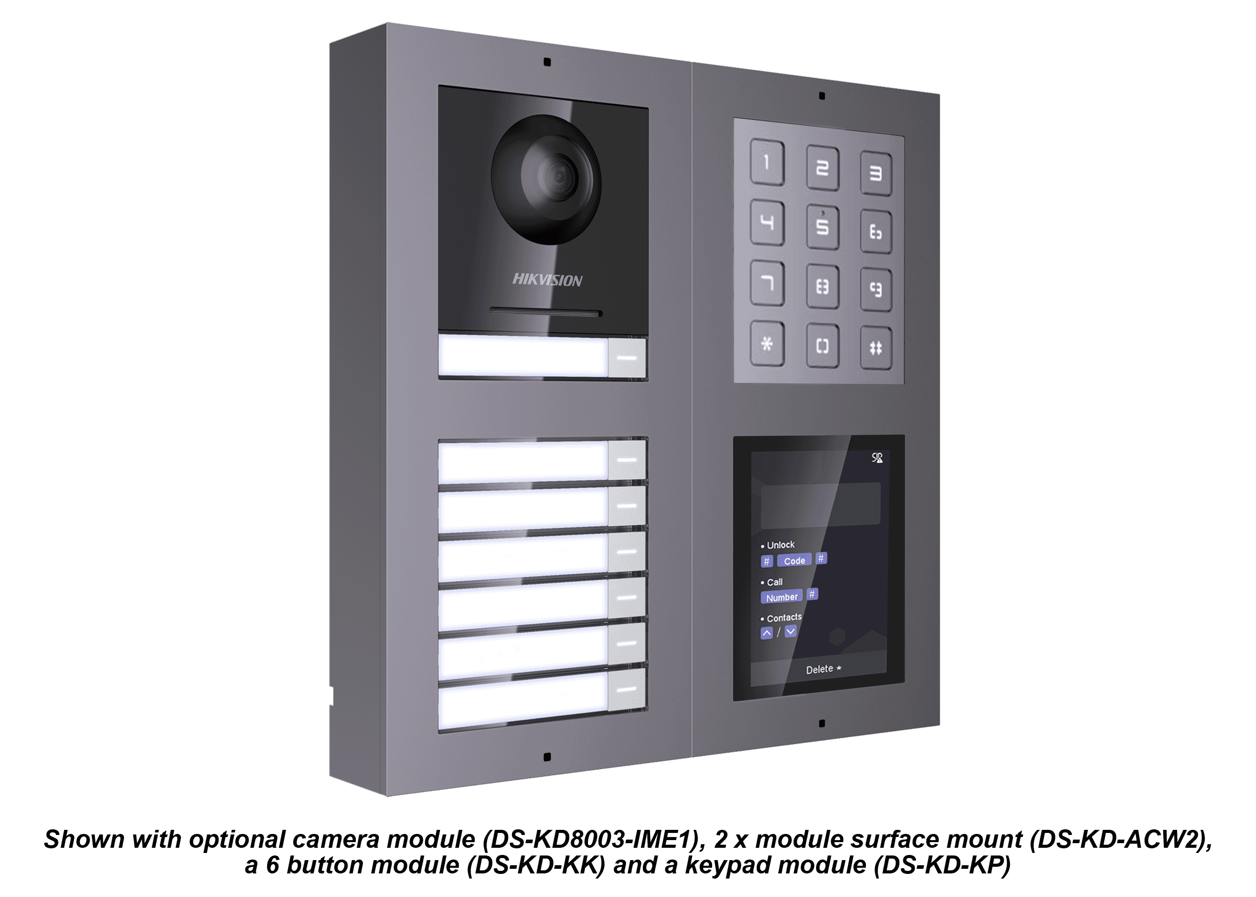 Hikvision DS-KD-DIS Video Intercom Display Module