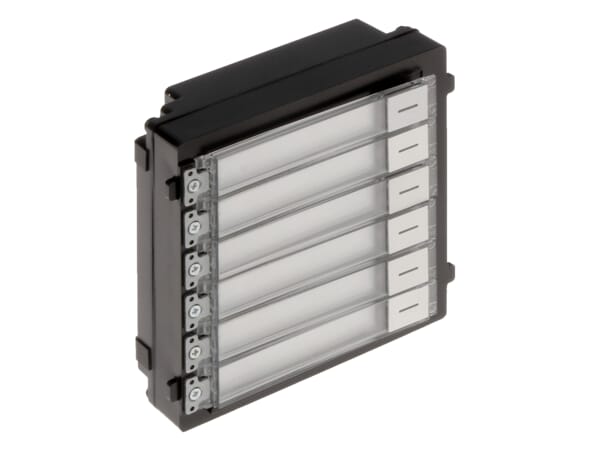 Hikvision DS-KD-KK Name Tag Intercom 6 Button Module