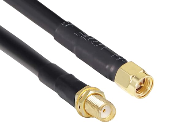 Blake SMA Female to SMA Male Coax Cable Patch Lead 5m