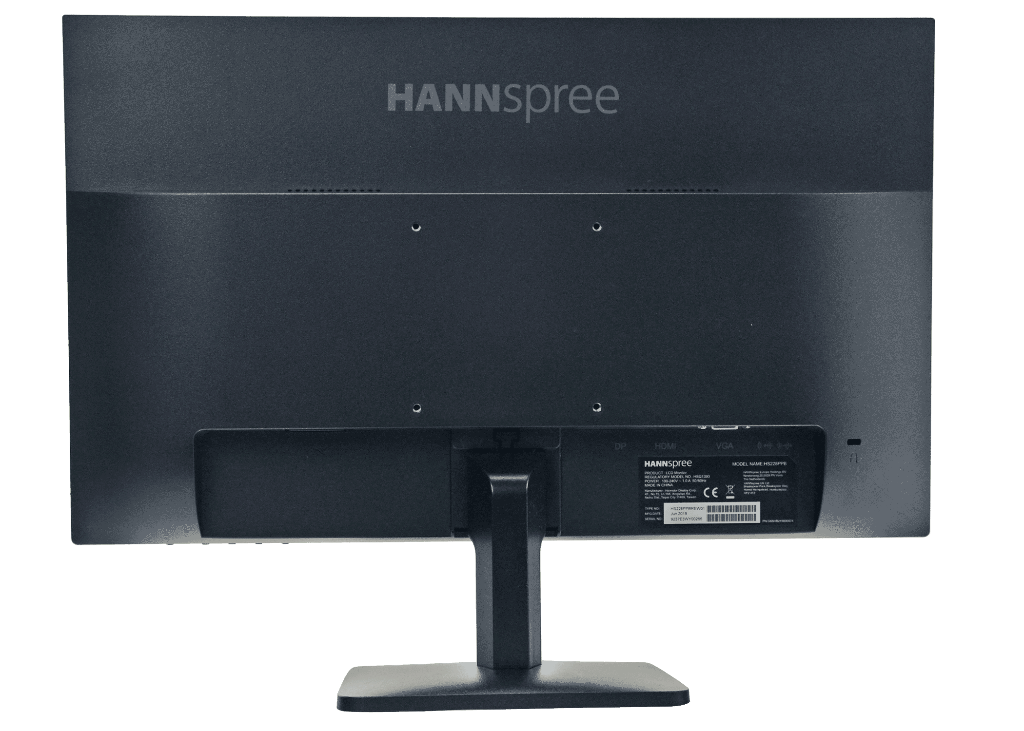 Hannspree HS228PPB 21.5" Full HD LCD LED Monitor (HDMI, VESA, SPEAKERS)
