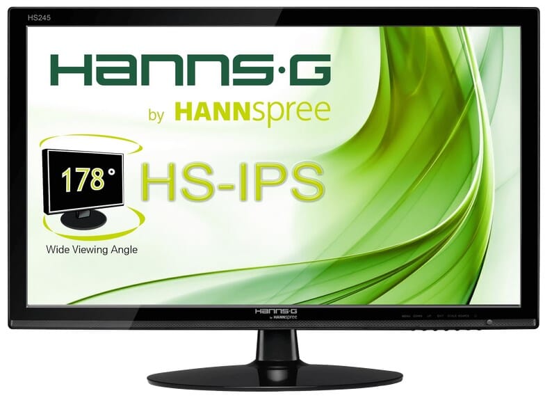 Hanns.G HS245HPB 23.8" Full HD HS-IPS Matt Black monitor | Connectec.uk