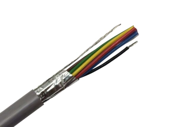 Screened 10 Core Belden Equivalent (9540) LSF Grey 100m