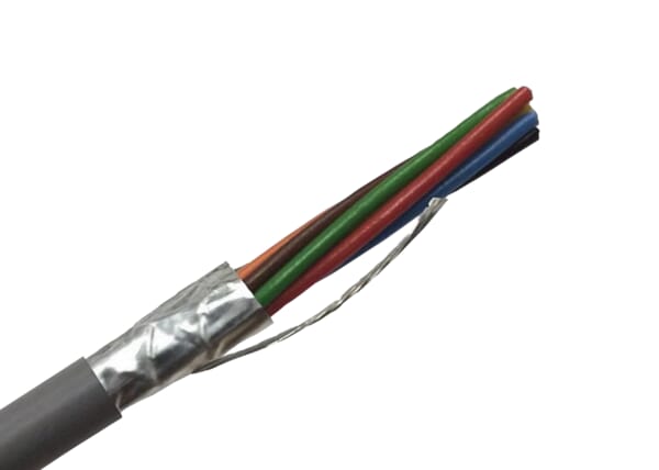 Screened 8 Core Belden Equivalent (9538) LSF Grey 100m