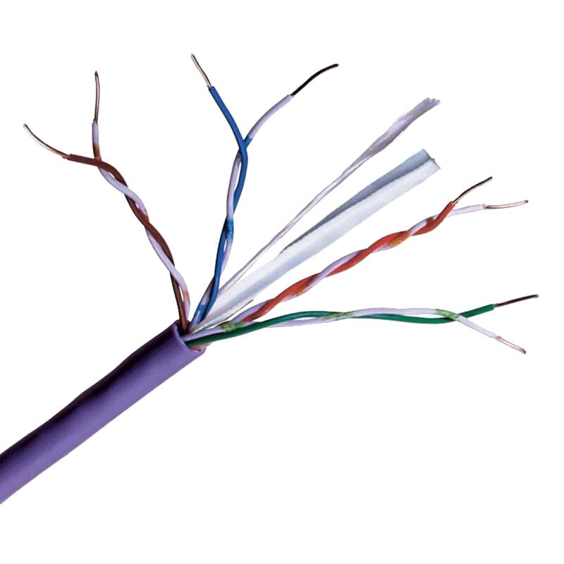 Cat 6 UTP LSZH Eca Purple Solid Network Cable 305m | Connectec.uk