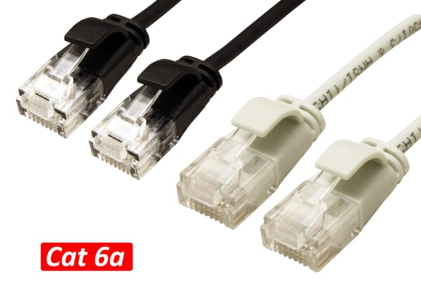 Slim Compact Category 6a Class EA UTP LSOH Patch Cables