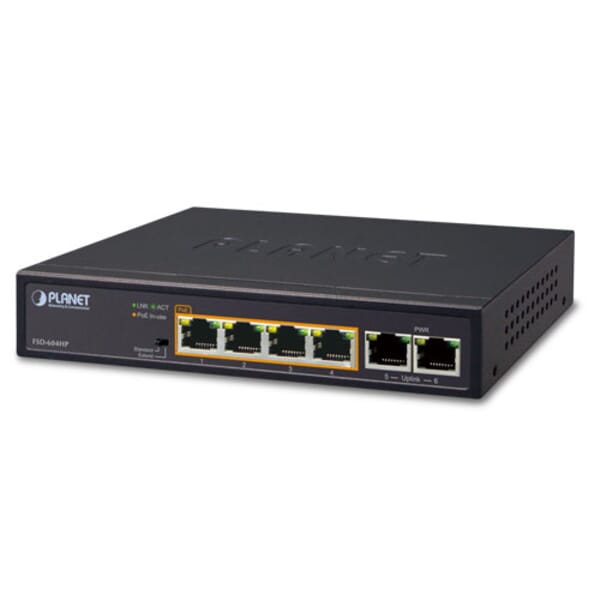 Planet FSD-604HP 6 Port 10/100 Ethernet POE switch