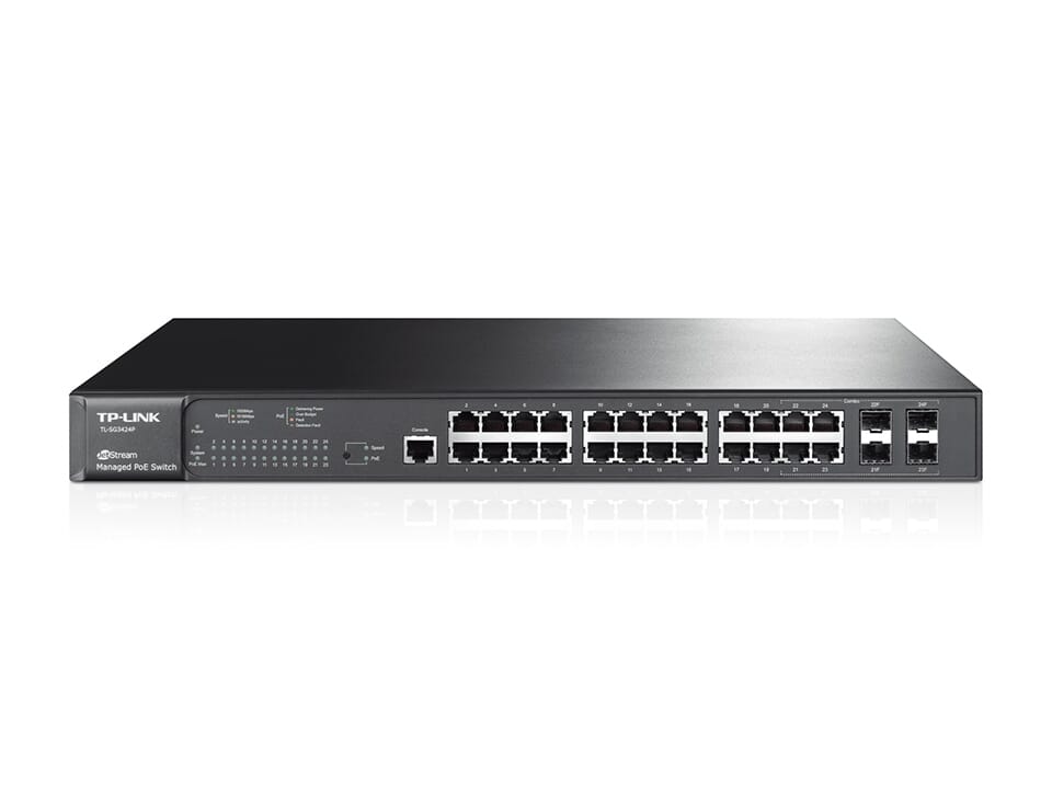 TP-Link SG3424P 24 Port POE+ Gigabit Switch