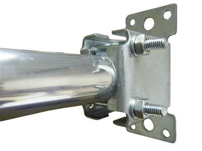 Aluminium J-pole light duty with wall bracket | Connectec.uk