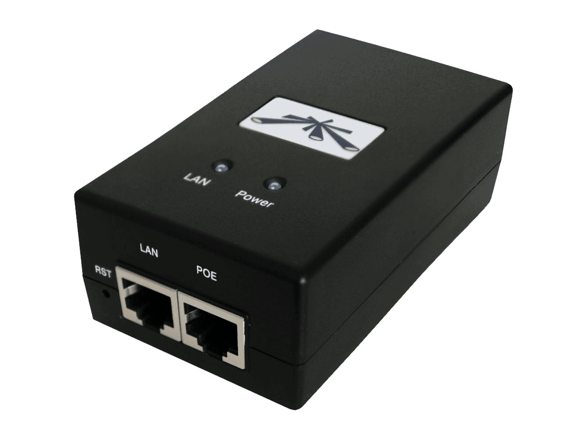 Ubiquiti 24V Passive Gigabit POE Power Adaptor POE-24-24W-G