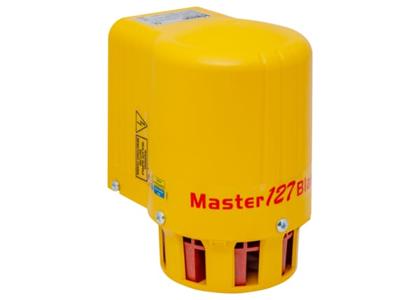 Klaxon Master Blaster 127db Alarm Siren 230v with 12v DC Relay