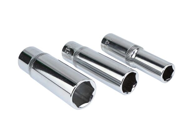 SAC 3/8" Chrome Deep Socket Range