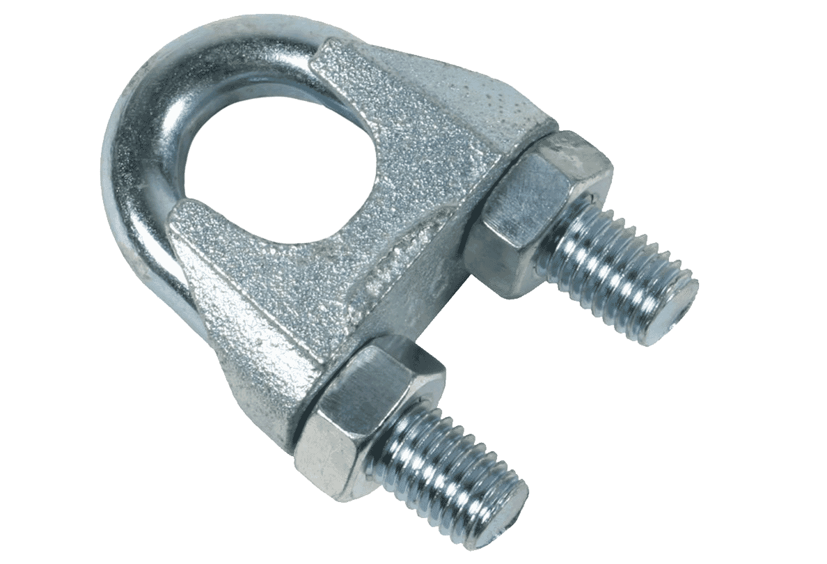 Steel Rope, Catenary Wire or Lashing Wire Bolt Grip (10 Pack)