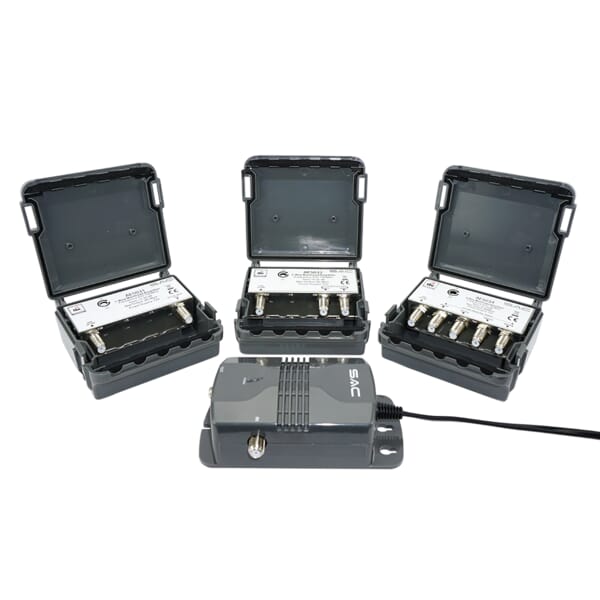 5 Way TV Aerial Masthead Amplifier with Power Supply