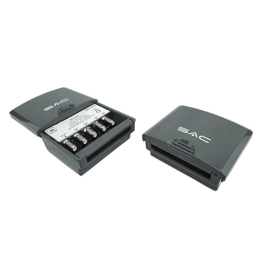 2 Way Masthead Outdoor Aerial Splitter with DC Pass | Connectec.uk