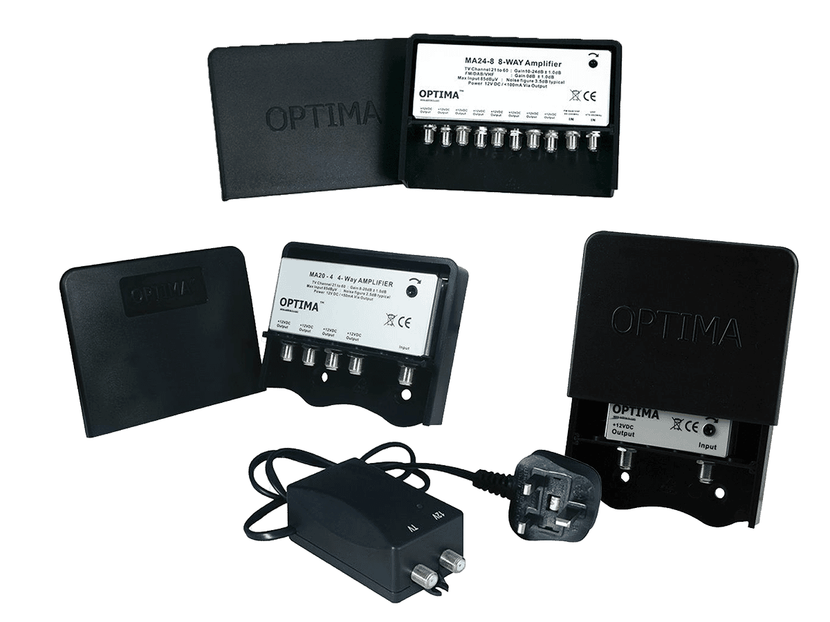 Optima Masthead Amplifier with Power Supply