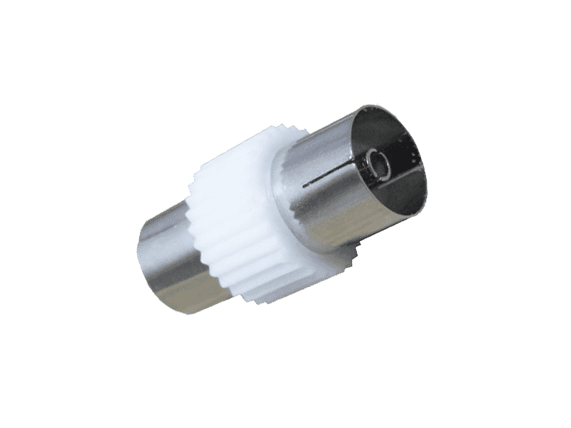 Value Aerial Coax Coupler F/F (10pc) | Connectec.uk