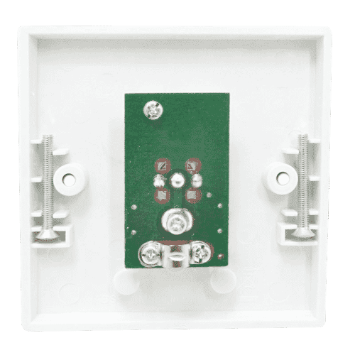 Single TV Aerial Coax Socket Wall Face Plate | Connectec.uk