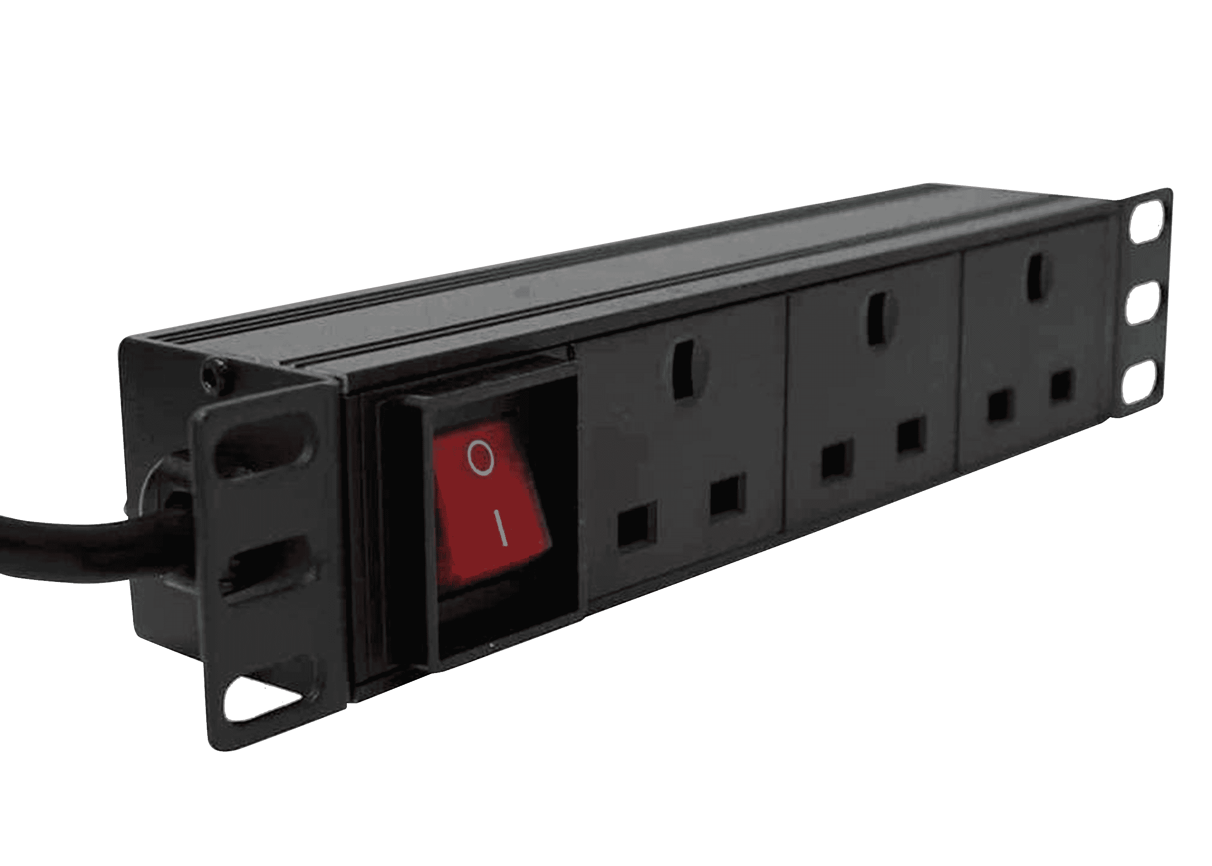 10" 1U 3 Way Horizontal PDU for Mini Data Cabinet | Connectec.uk
