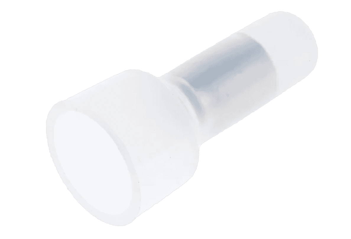 Clear Closed End Cap Insulated Terminal