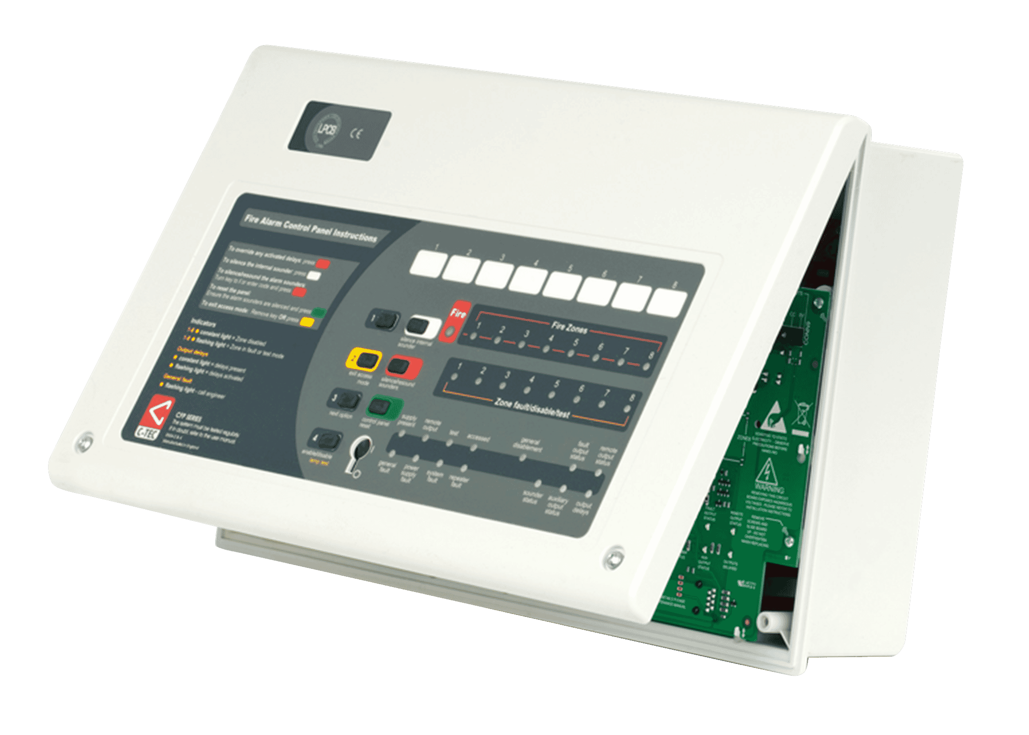 C-TEC CFP702-2 CFP AlarmSense 2 Zone Two-Wire Fire Alarm Panel