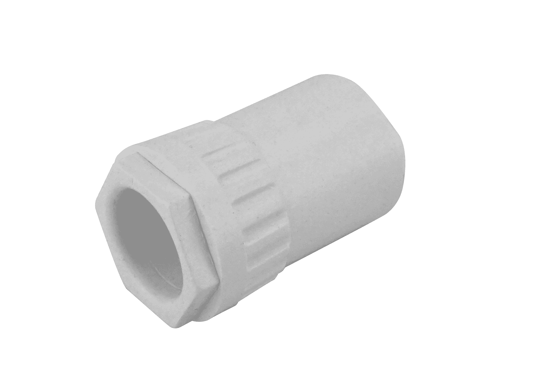 Univolt 20mm White Female Conduit Adaptor