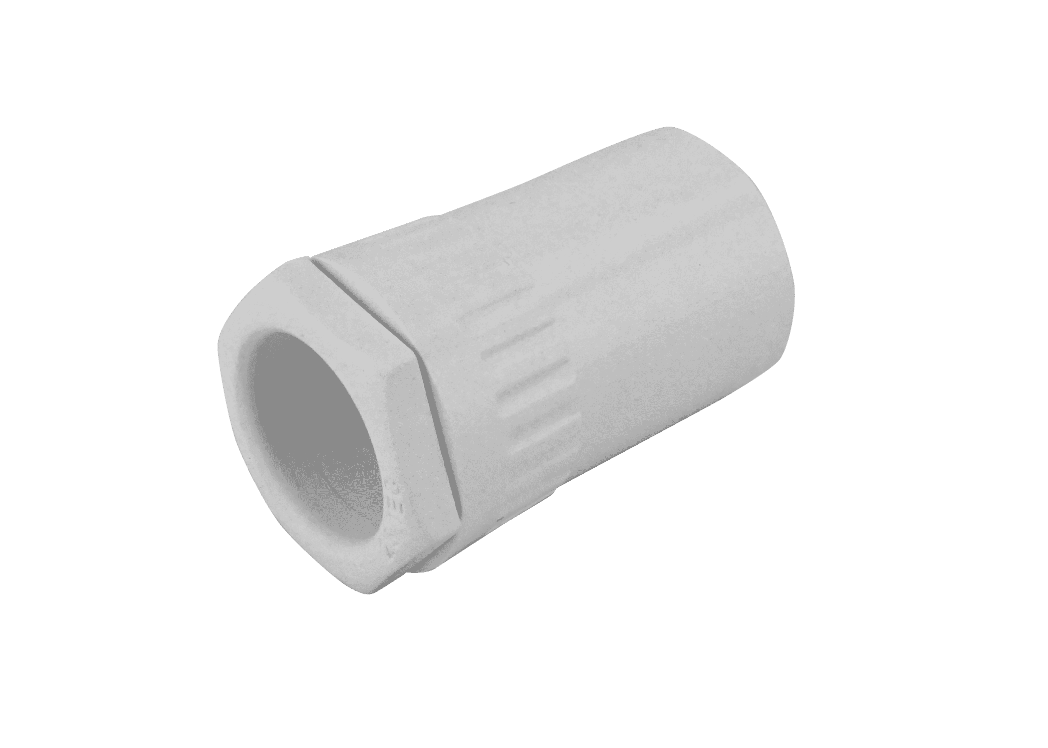 Univolt 25mm White Female Conduit Adaptor