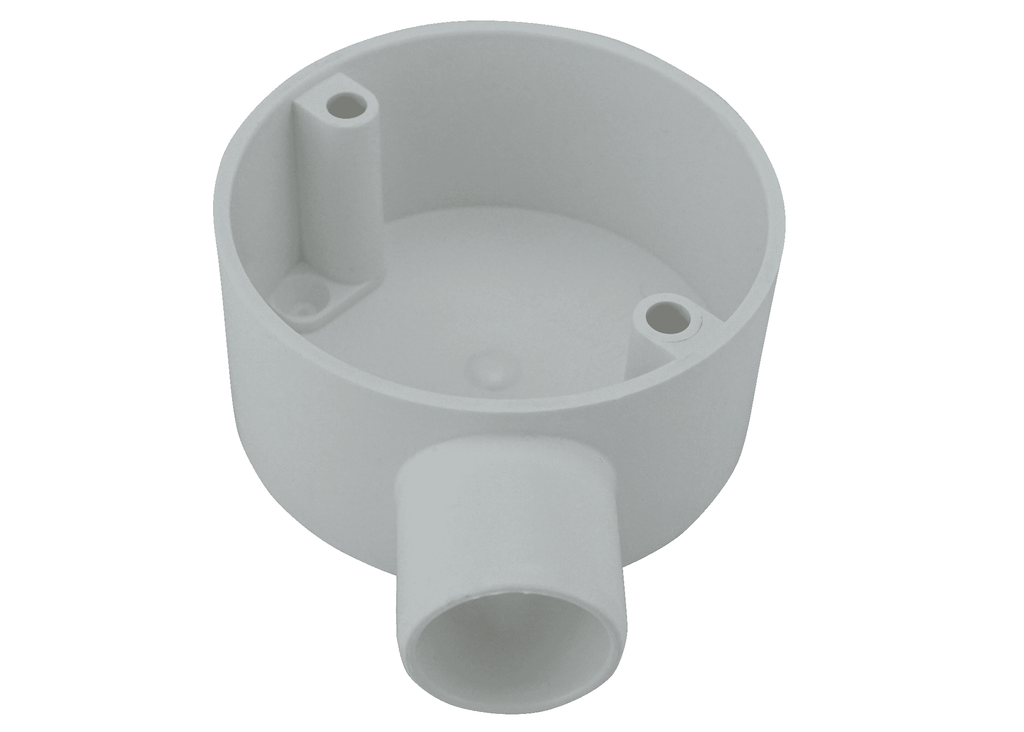 Univolt 20mm White 1 Way Terminal End Box