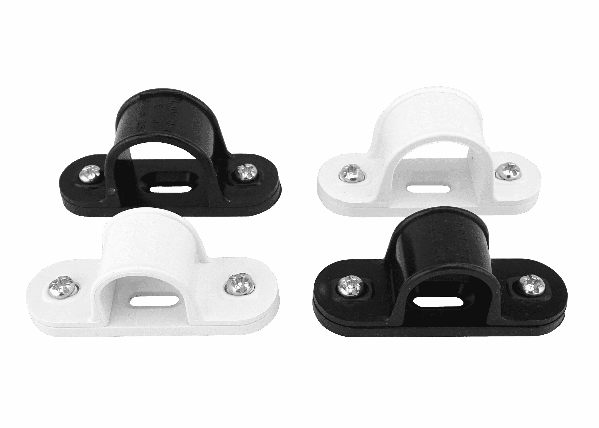 Univolt PVC Spacer Bar Saddles for Rigid Conduit | Connectec.uk