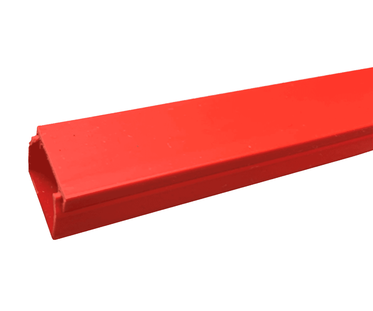 Univolt 16 X 25mm Red PVC Self Adhesive Mini Trunking 3m Length univolt-16-x-25mm-red-pvc-self-adhesive-mini-trunking-3m-length
