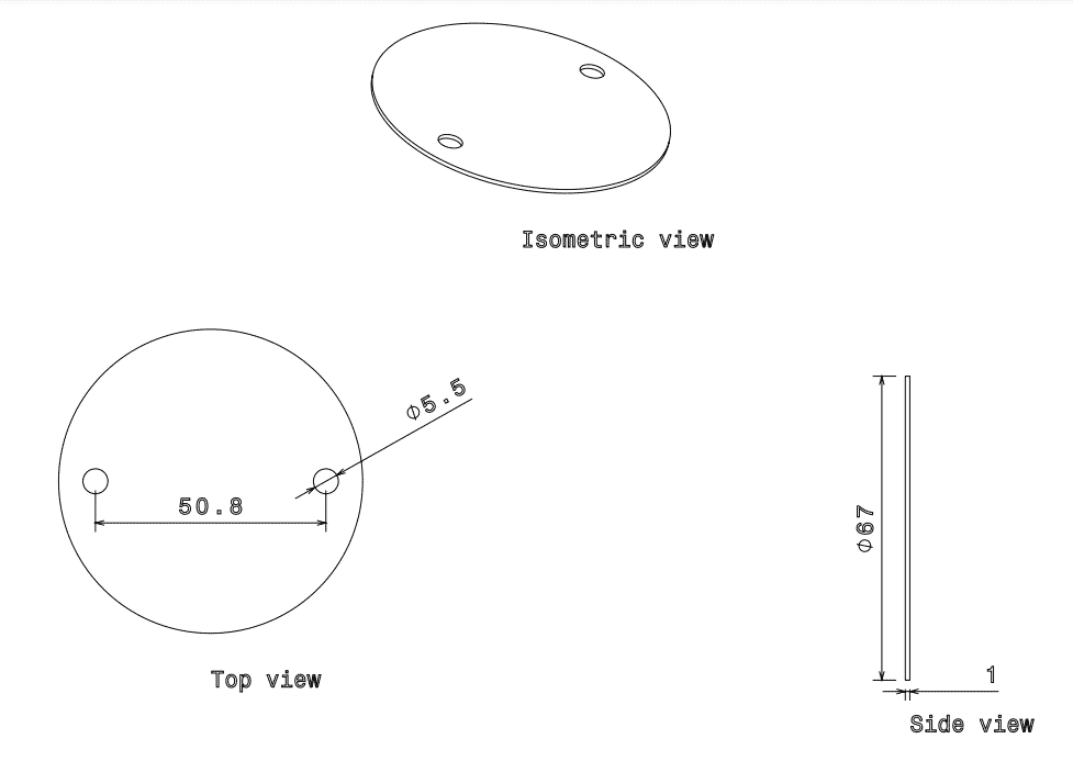 Circular Rubber Gasket for Conduit Boxes