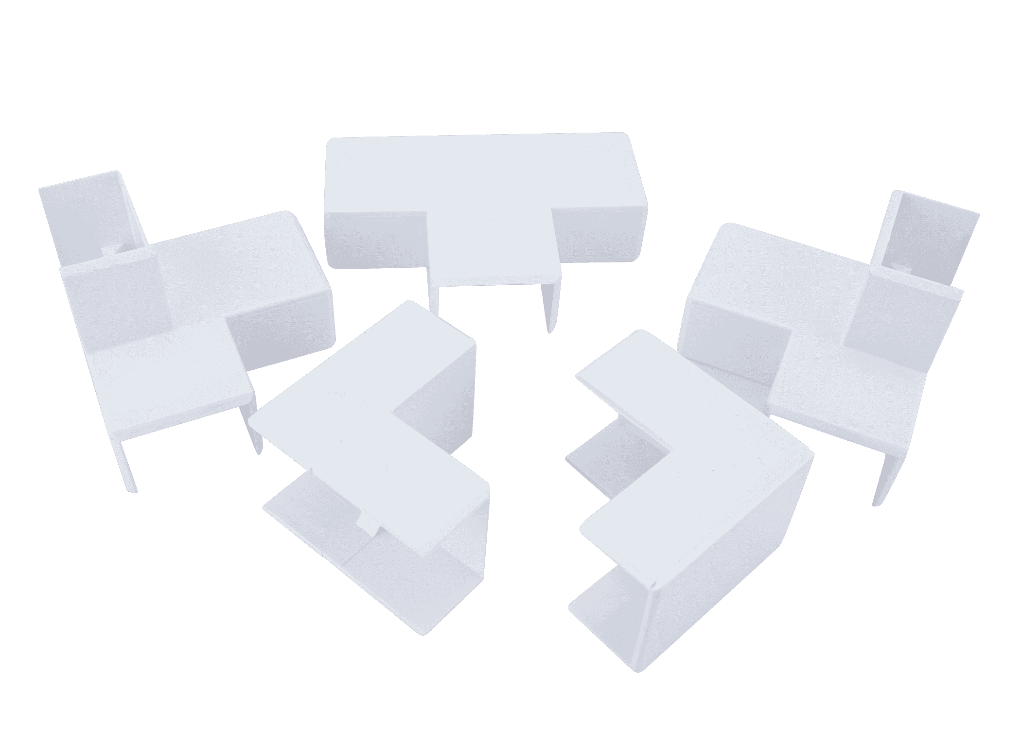 Univolt Mini Trunking Accessories | Connectec.uk