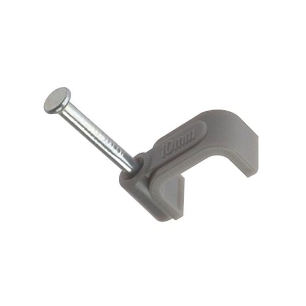 Twin and Earth Flat Cable Clips Box of 100 | Connectec.uk
