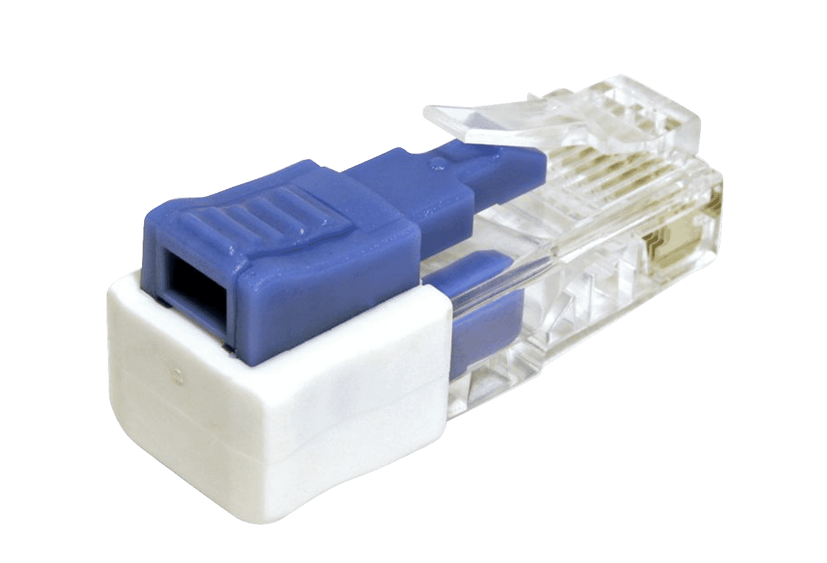 Lockable RJ45 Security Anti-tamper Plug with Key | Connectec.uk