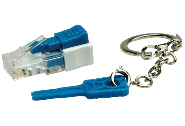 Lockable RJ45 Security Anti-tamper Plug with Key