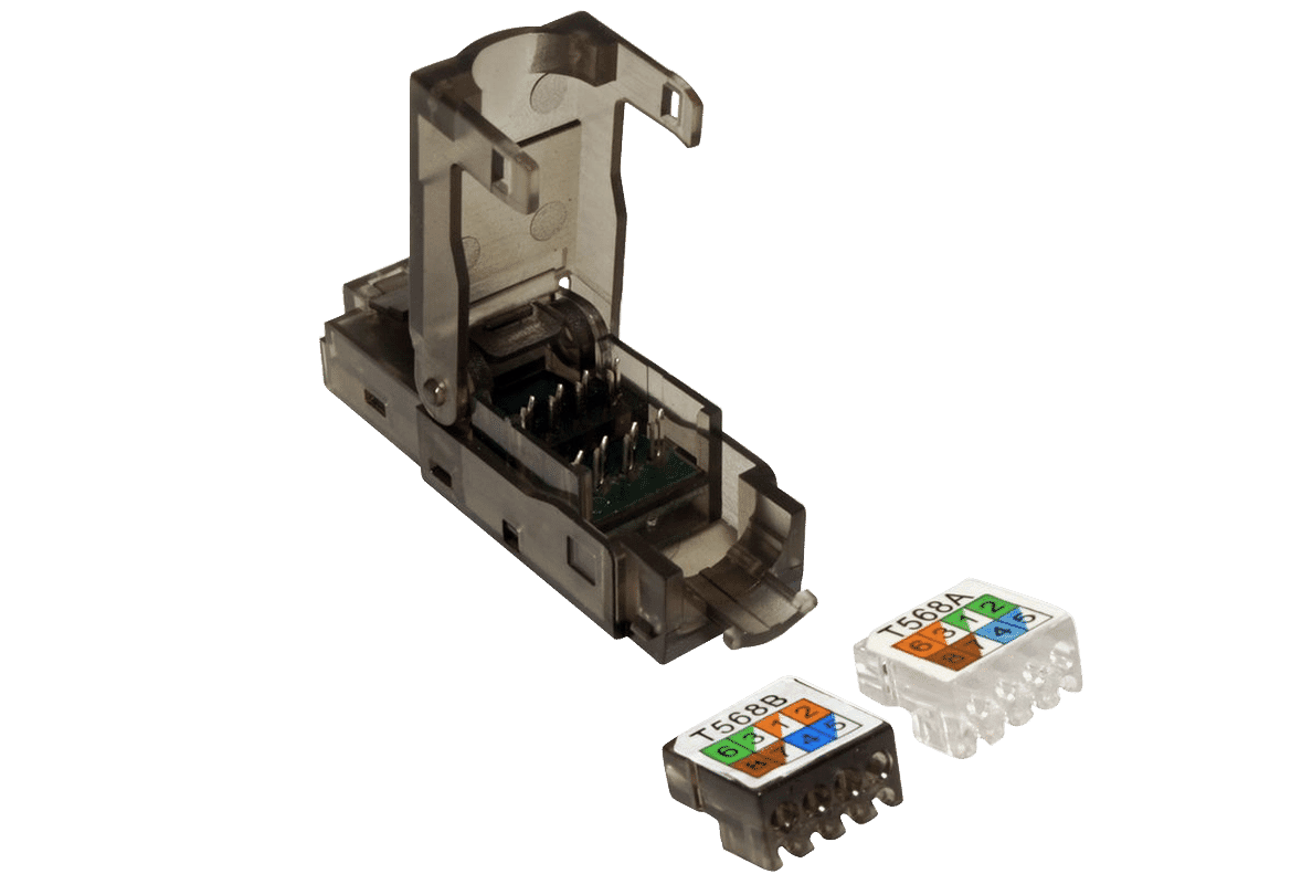 Cat6A UTP Tool Free Field Termination Plug 23-26AWG